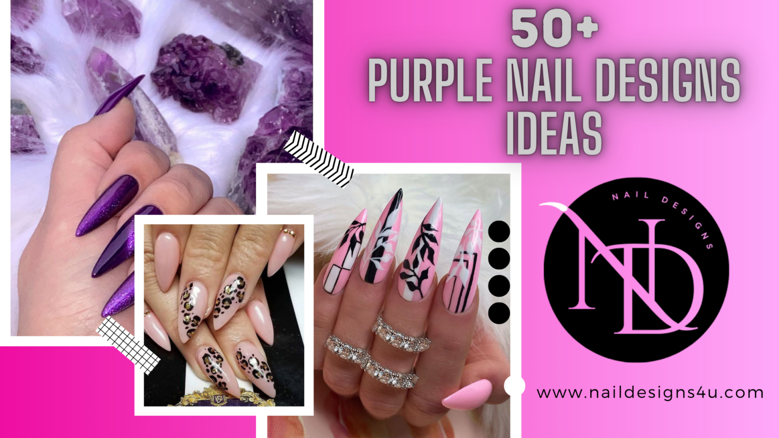 50+ Purple Nail Ideas for 2025 | Fresh & Stunning Design